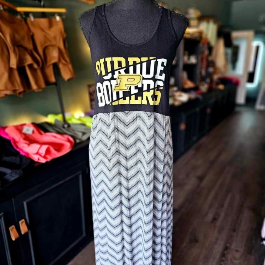 Purdue Racerback Tank Maxi Upcycle | The Feel Goods